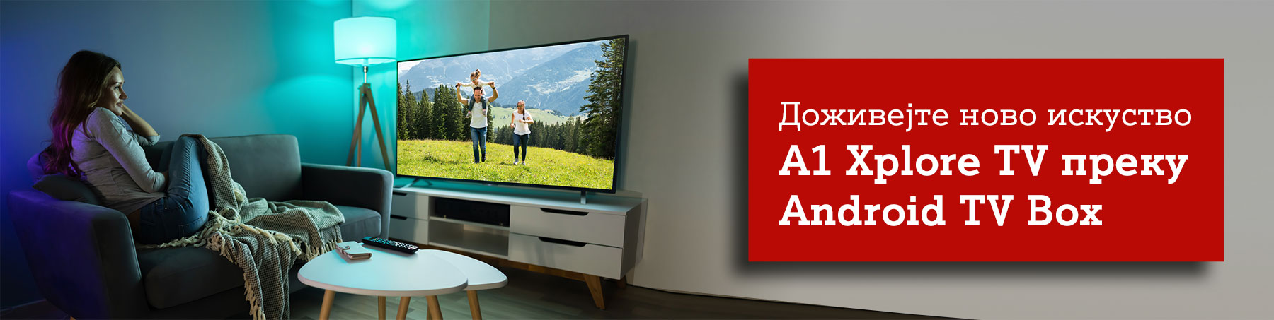 A1 Xplore TV преку Android TV Box - A1